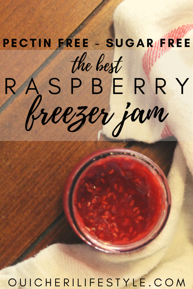 Easy Homemade Raspberry Freezer Jam | Oui Chéri Lifestyle